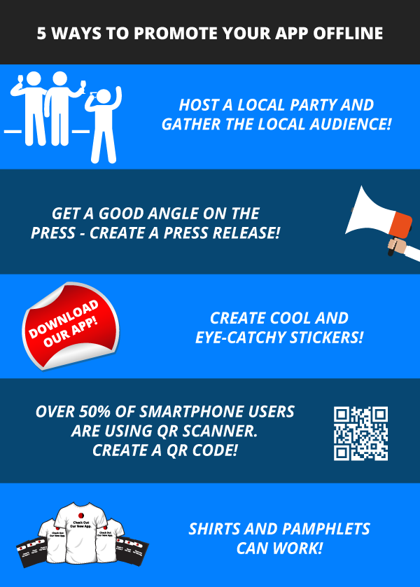 5 Ways To Promote Your App Offline - BlueTreeApps