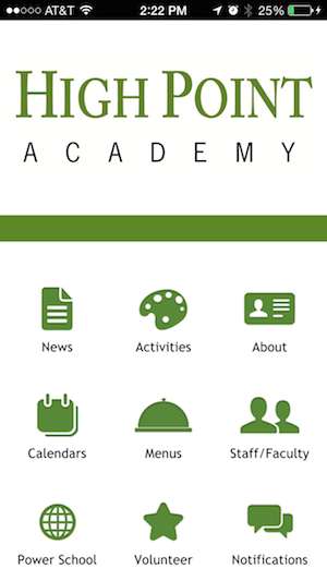 Just launched: High Point Academy Website and App - BlueTreeApps