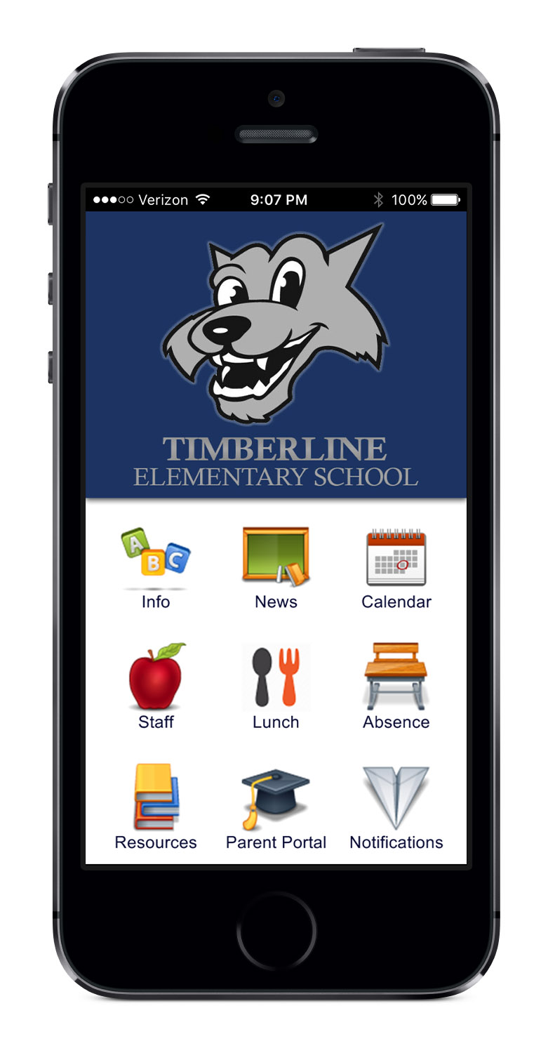 Congrats Timberline Elementary on your new app!! - BlueTreeApps